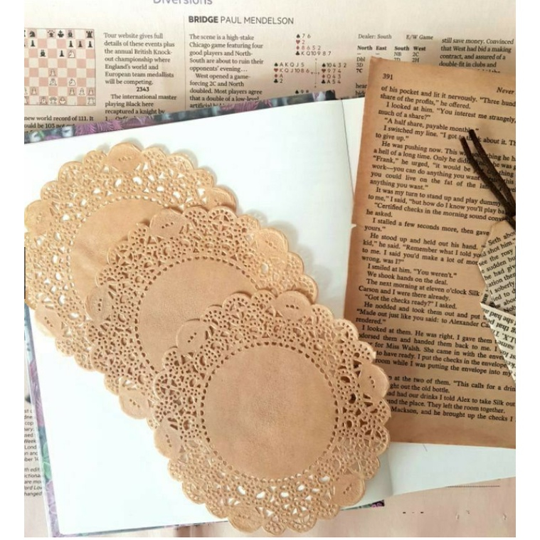 Jual [25pcs] Doyleys Paper / Doilies Paper / Doily Paper / Doyley paper ...
