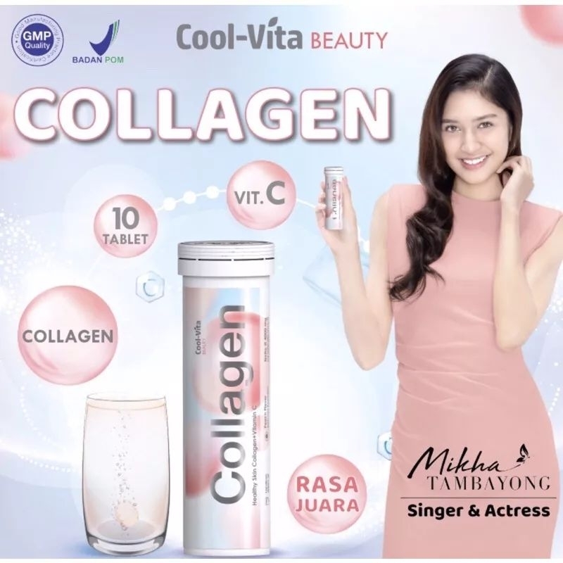 Jual Minuman Collagen Cool Vita Healthy Skin Pencerah Kulit | Shopee ...