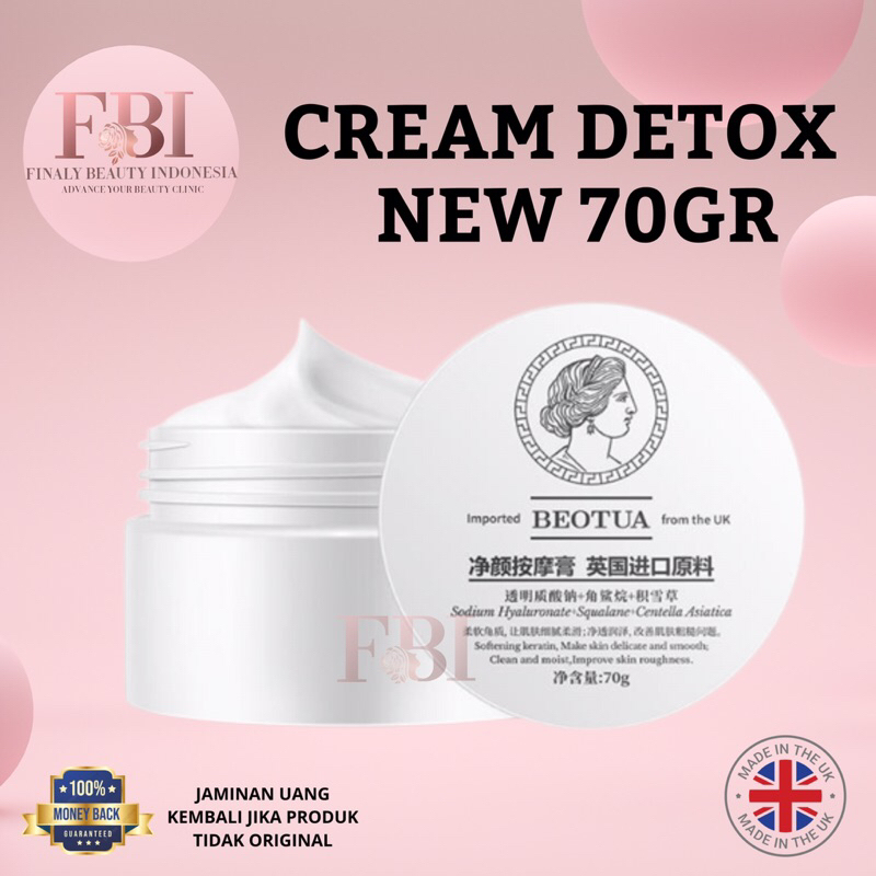 Jual Cream Detox From UK Purifying Simu Face Massage Krim Wajah ...