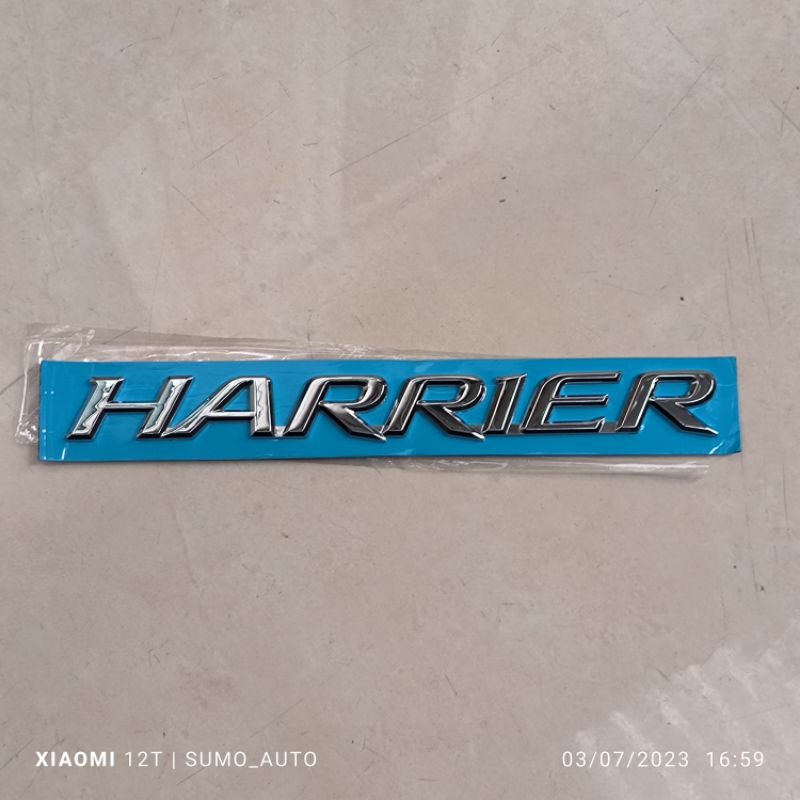 Jual emblem tulisan HARRIER emblem harrier toyota harrier | Shopee ...