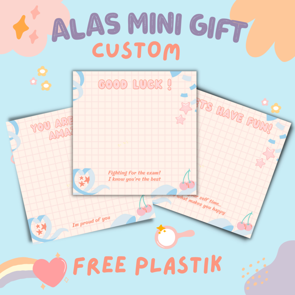 Jual [PART 3] (JUAL SATUAN) ALAS KERTAS GIFT SNACK MINI | BISA CUSTOM ...