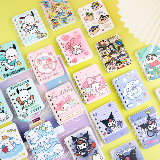 Jual Buku Tulis Cute Mini Notebook A7 Spiral/Catatan Motif Lucu Sanrio ...