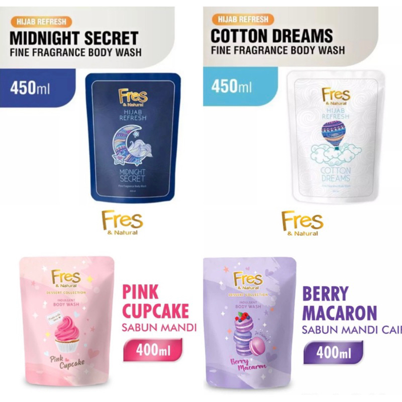 Jual Fres & Natural Hijab Refresh / Body Wash Fresh / Sabun Mandi 450 ...
