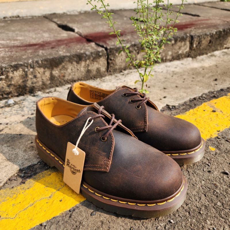 Jual Docmart BOOTS Docmart 1461 Low Crazy Horse Gaucho coffee PK ...