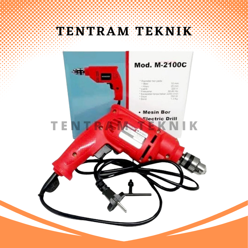 Jual Mesin Bor 10mm M-2100C Modern / Mesin Bor Tangan Listrik / MODERN ...