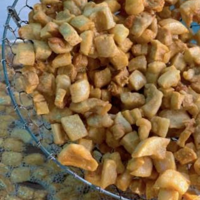 Jual bak yu pho - garingan babi - lemak babi goreng - lard - babi ...