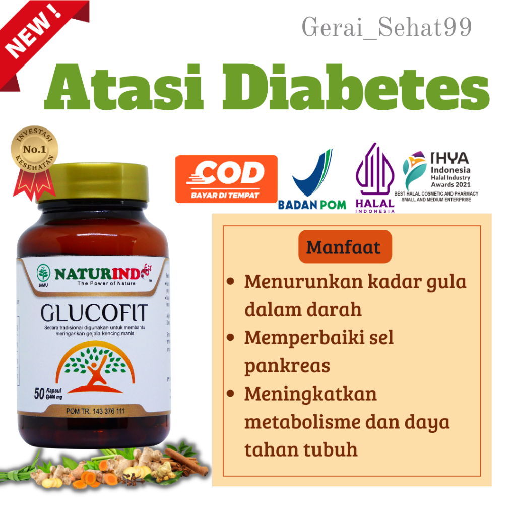 Jual Obat Diabetes Kencing Manis Penurun Gula Darah Tinggi Kering Basah ...