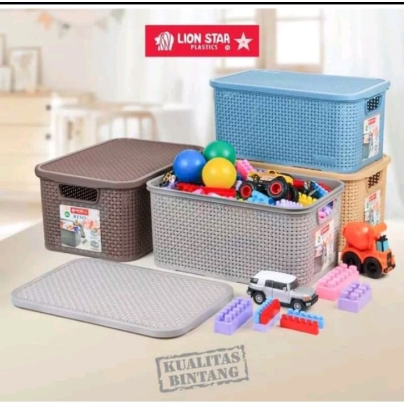 Jual Lion Star Revo Storage Box semua ukuran LiterBox Serbaguna + Tutup ...