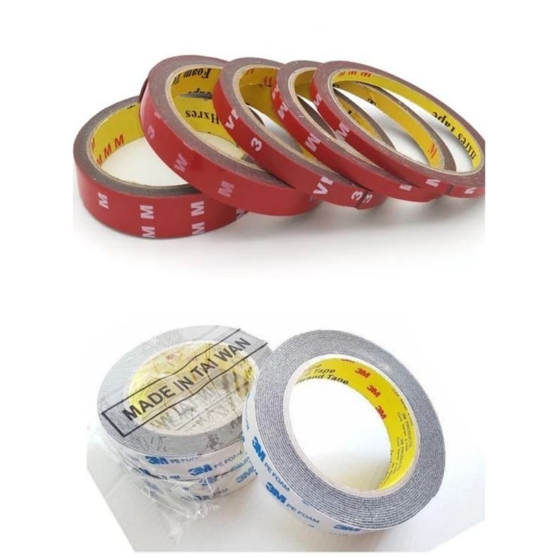 Jual 3m 3 m double tape dobel tape 3m foam isolasi bolak balik 3m ...