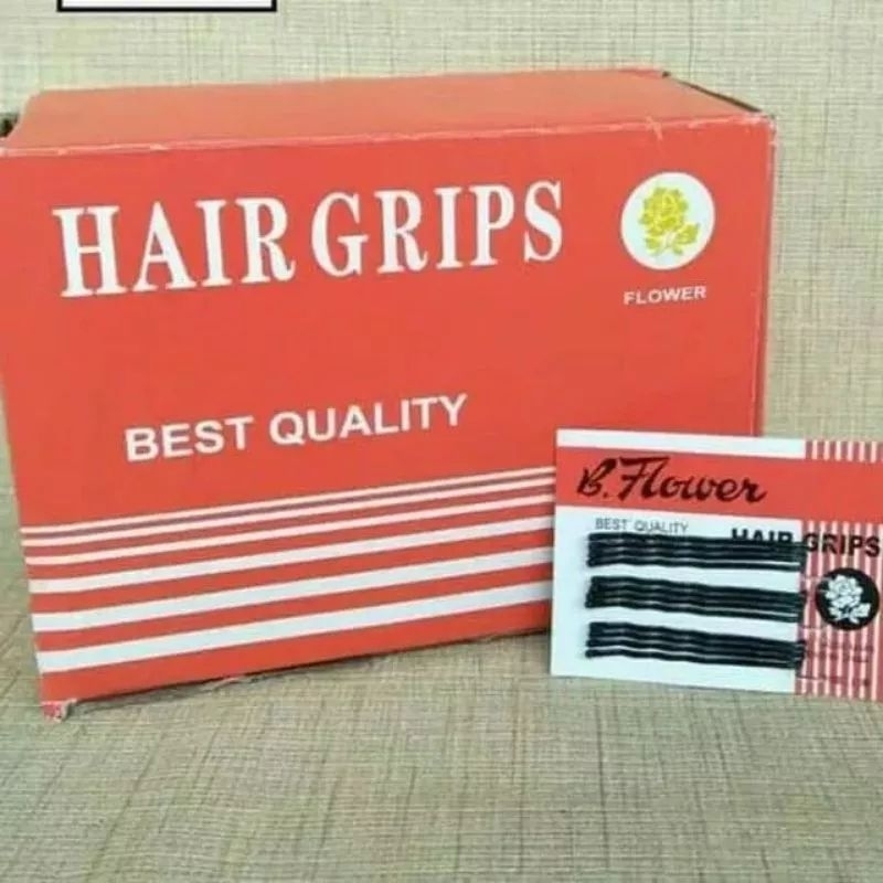 Jual Jepit rambut jepit lidi hitam 1 pak 72 set jepit lidi pony hitam ...