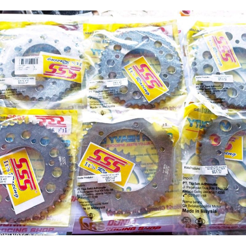 Jual Gear SSS Gir SSS 428 belakang R15 New Vixion R 155 MT15 XSR 155 ...