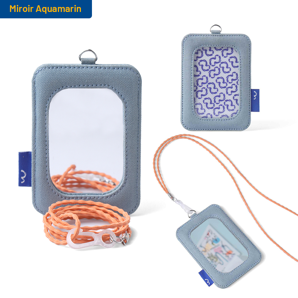 Jual Wallts Miroir - ID Card Lanyard Gantungan Name Tag Kaca Cermin ...