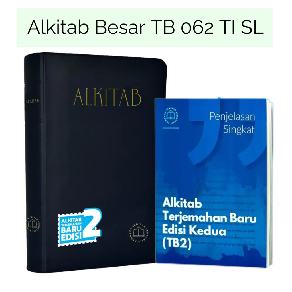 Jual ALKITAB LAI TB 062 TI SL / ALKITAB BESAR - Terjemahan Baru 2 | Shopee Indonesia