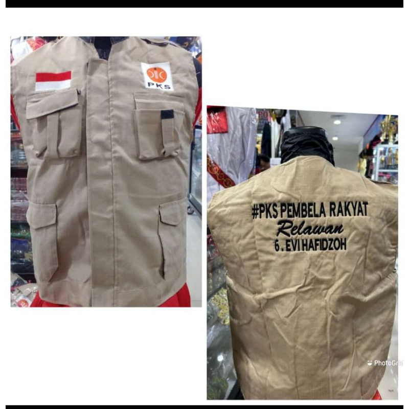Jual rompi relawan pks#rompi caleg pks | Shopee Indonesia