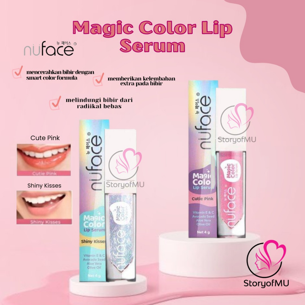 Jual NUFACE Magic Color Lip Serum 4gr - Pelembab Bibir | Shopee Indonesia