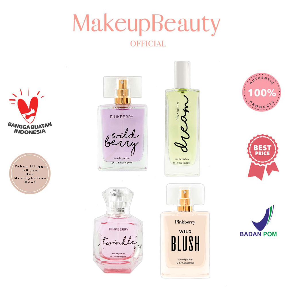 Jual PINKBERRY Eau de Parfum (EDP) 50ml - Twinkle | Wild Blush | Wild ...