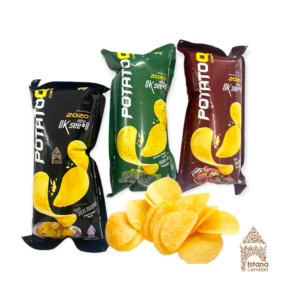 Jual Potato Q Chips Keripik Kentang Potatoq Chip 28 Gram Shopee Indonesia
