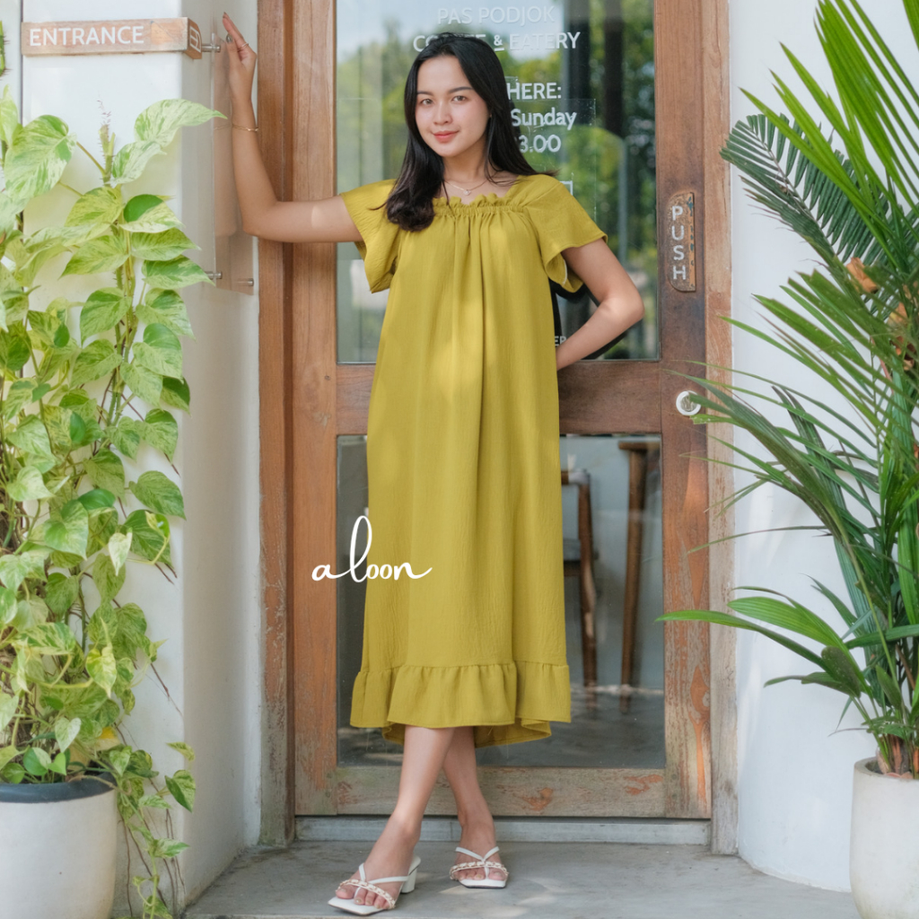 Jual Lyn Daster Kerut Dada Crinkle Airflow Premium – Home Dress Daster ...