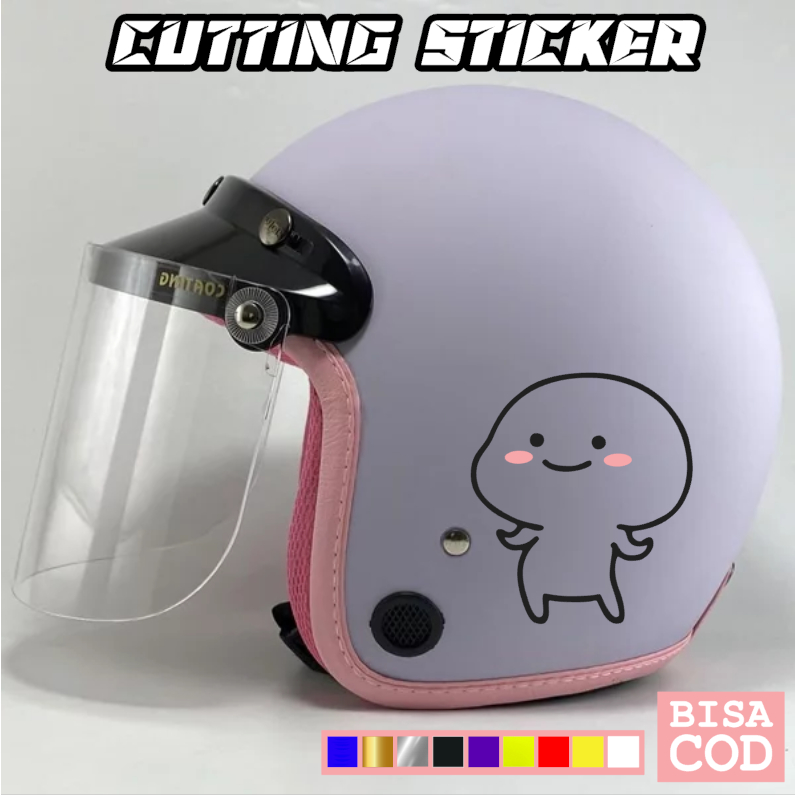 Jual STIKER EMOT LUCU BOGO HELM MOCHI STICKER BANYAKPILIIHAN | Shopee ...