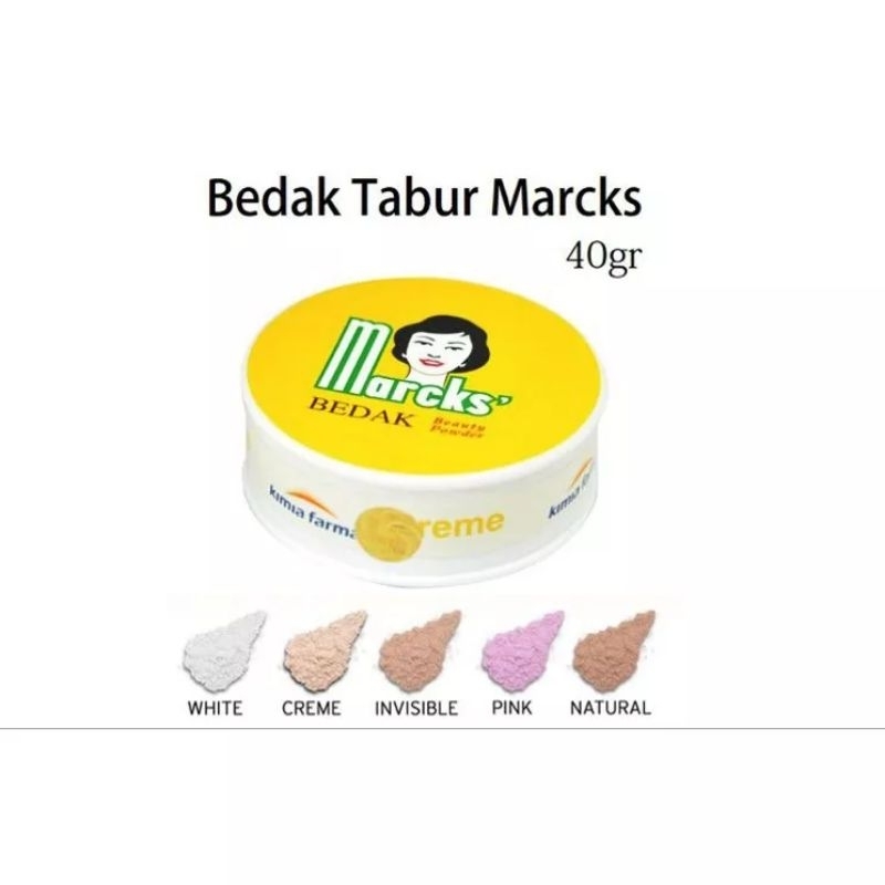 Jual MARCKS Bedak Tabur / Setting Powder 40 g | Shopee Indonesia