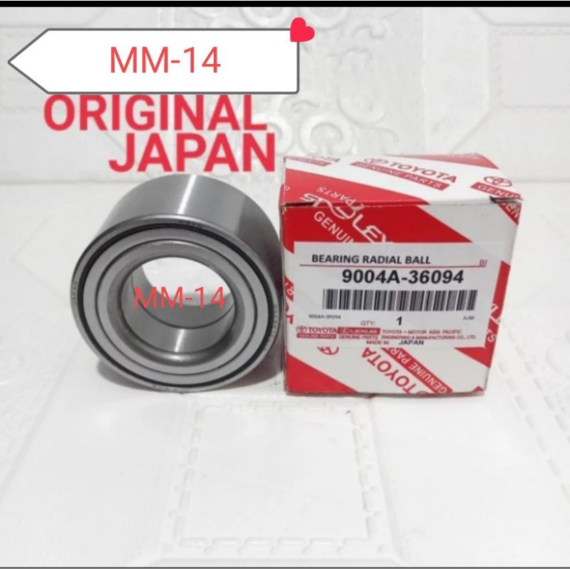 Jual BEARING RODA DEPAN LAHAR RODA DEPAN AVANZA VELOZ TERIOS RUSH NON ...