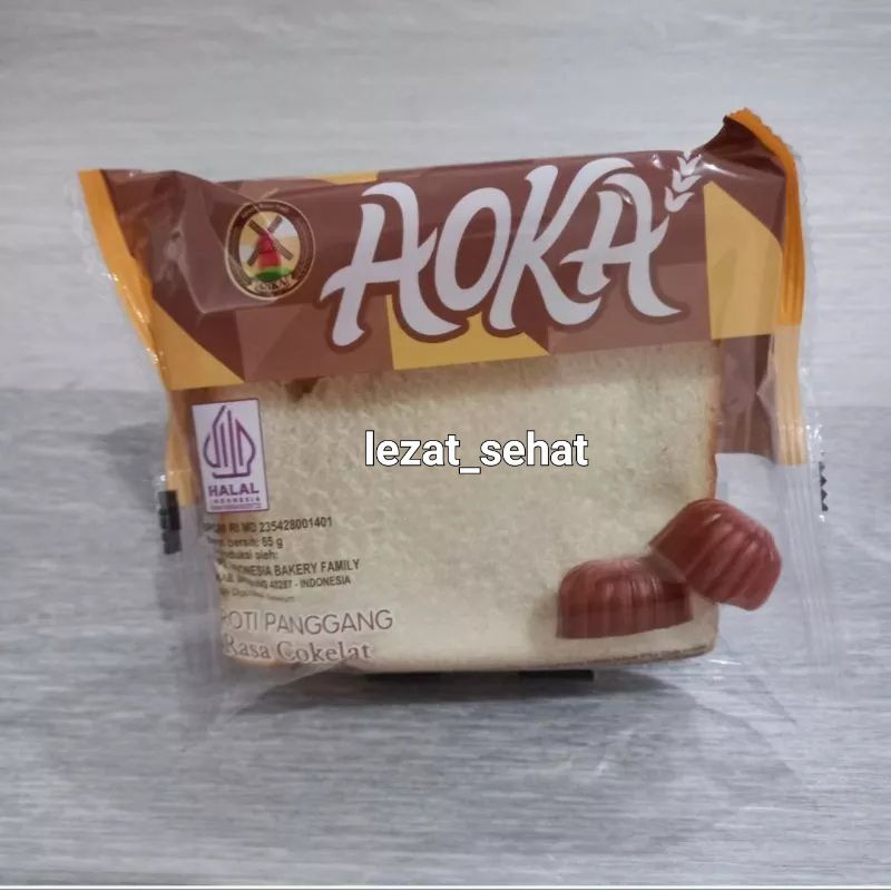 Jual Aoka Roti Panggang Lembut 1 Dus isi 60pcs tersedia satuan rasa dan ...