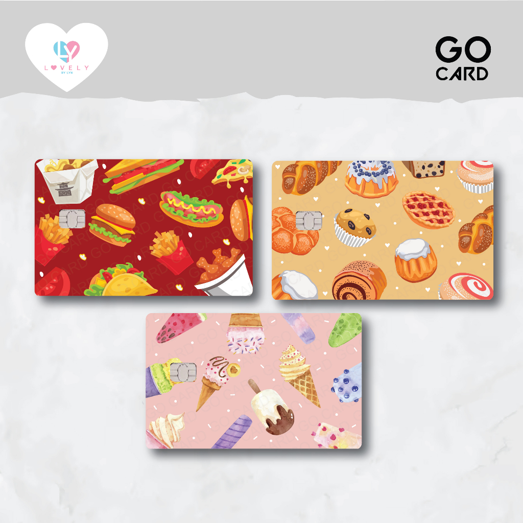 Jual Sticker Kartu ATM Food Makanan Hologram Emoney Flazz Sticker ...