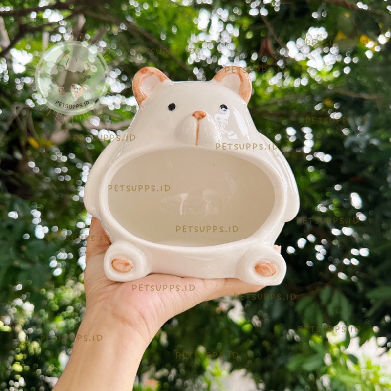 Jual Cute hamster hideout | rumah hamster keramik karakter lucu | large ...