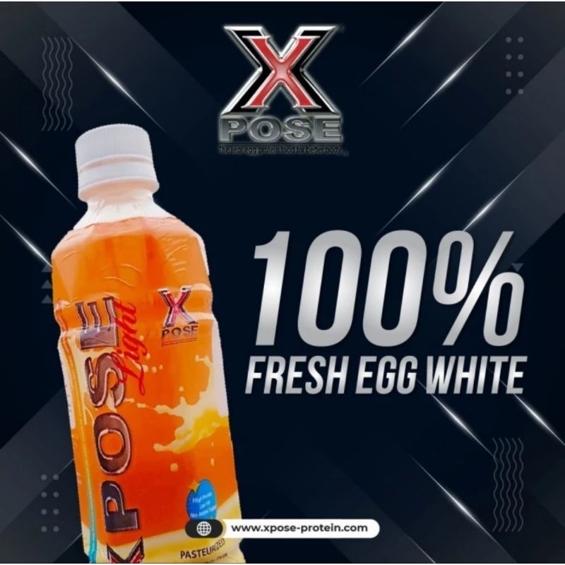 Jual X pose Pasteurized egg white /X-Pose protein/Minuman putih telur ...