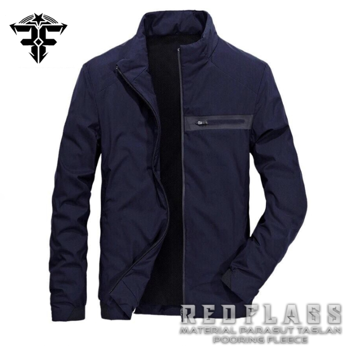 Jual JAKET PRIA CASUAL BAHAN PARASUT TASLAN NEW MODEL JAKET BOMBER ...