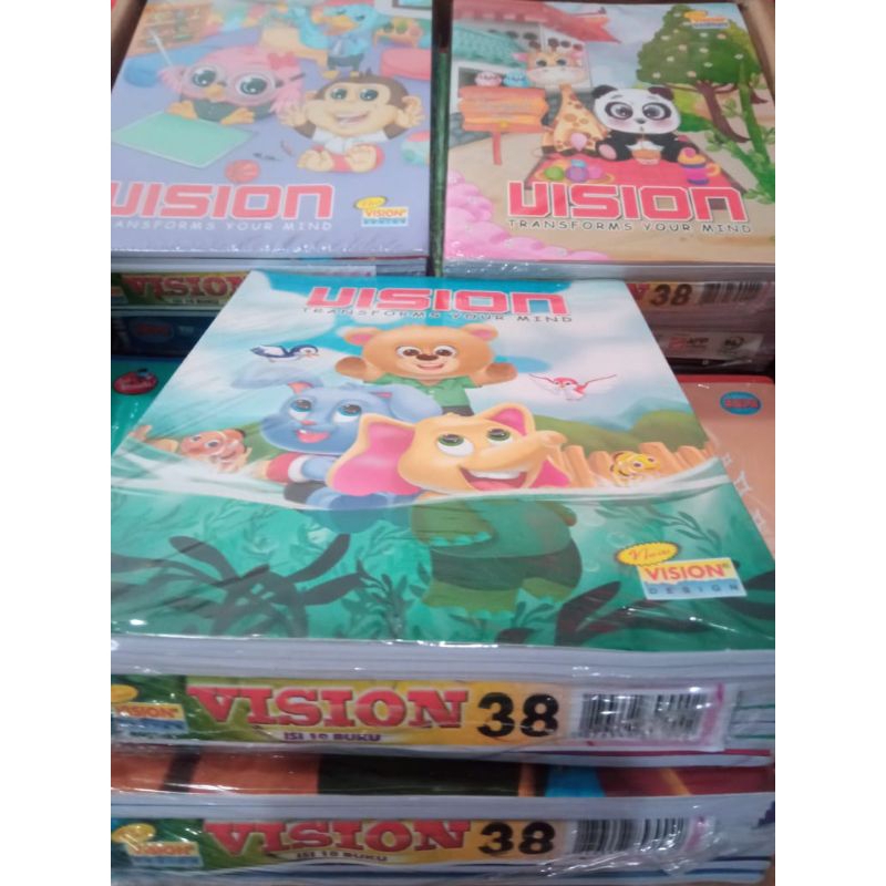 Jual Buku Tulis VISION 38 lembar isi 10 pcs | Shopee Indonesia