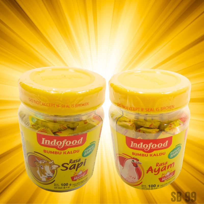Jual Bumbu kaldu blok Indofood jar isi 25pcs | Shopee Indonesia