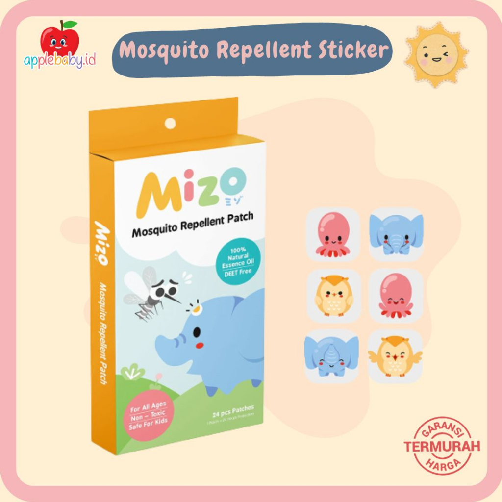 Jual MIZO Mosquito Repellent Sticker Patch 24 Pcs / Stiker Nyamuk ...