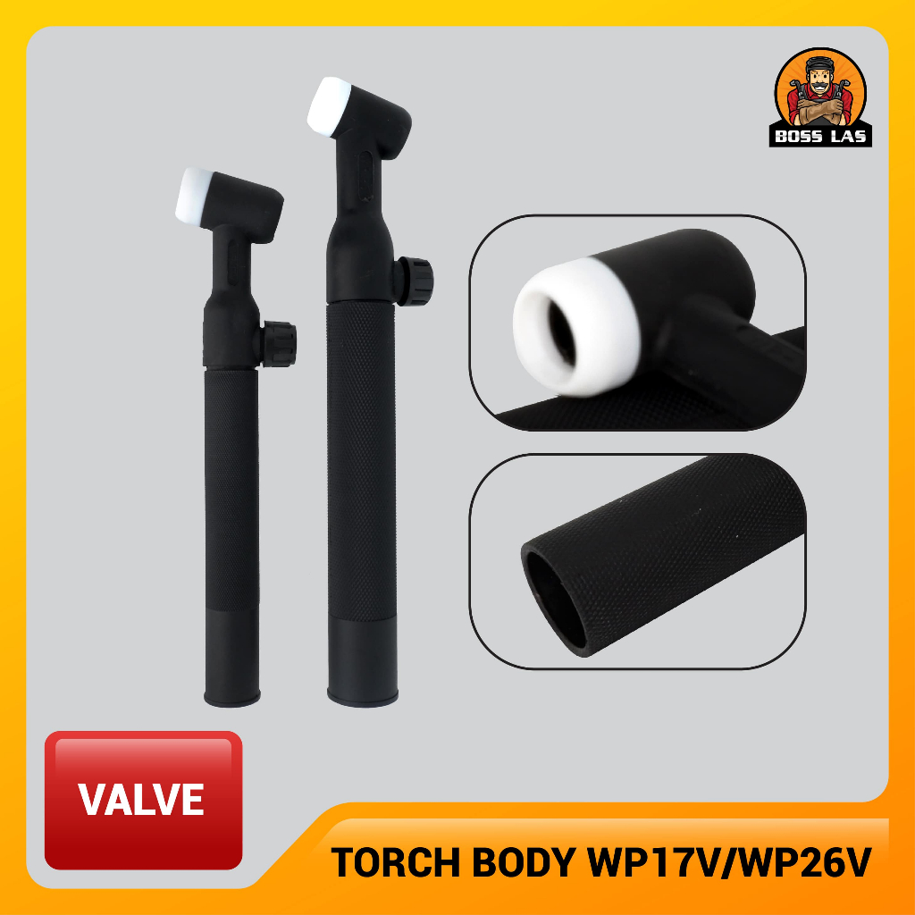 Jual TITAN Torch Head Body For TIG WP 17V & WP 26V Welding Valve ...