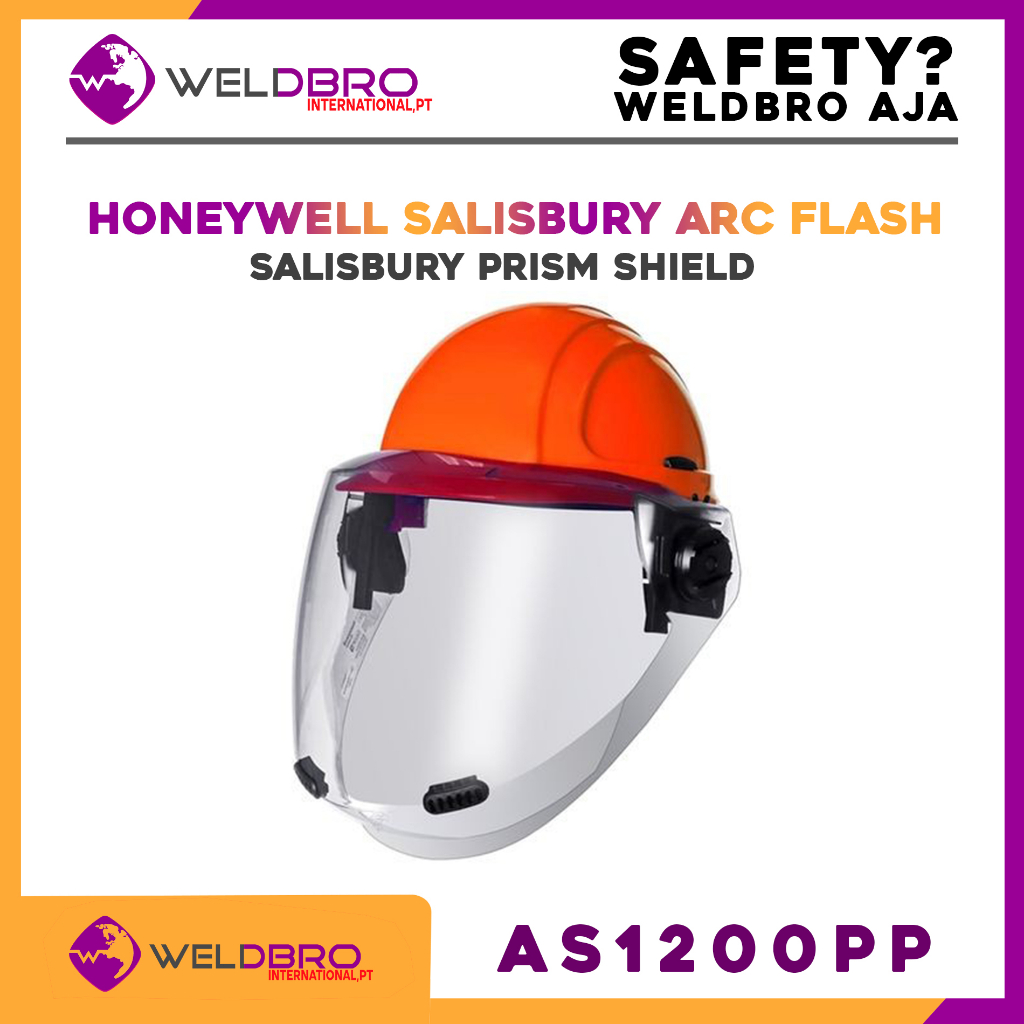 Jual HONEYWELL Salisbury Arc Flash Face Shield AS1200 Prism Shield ...