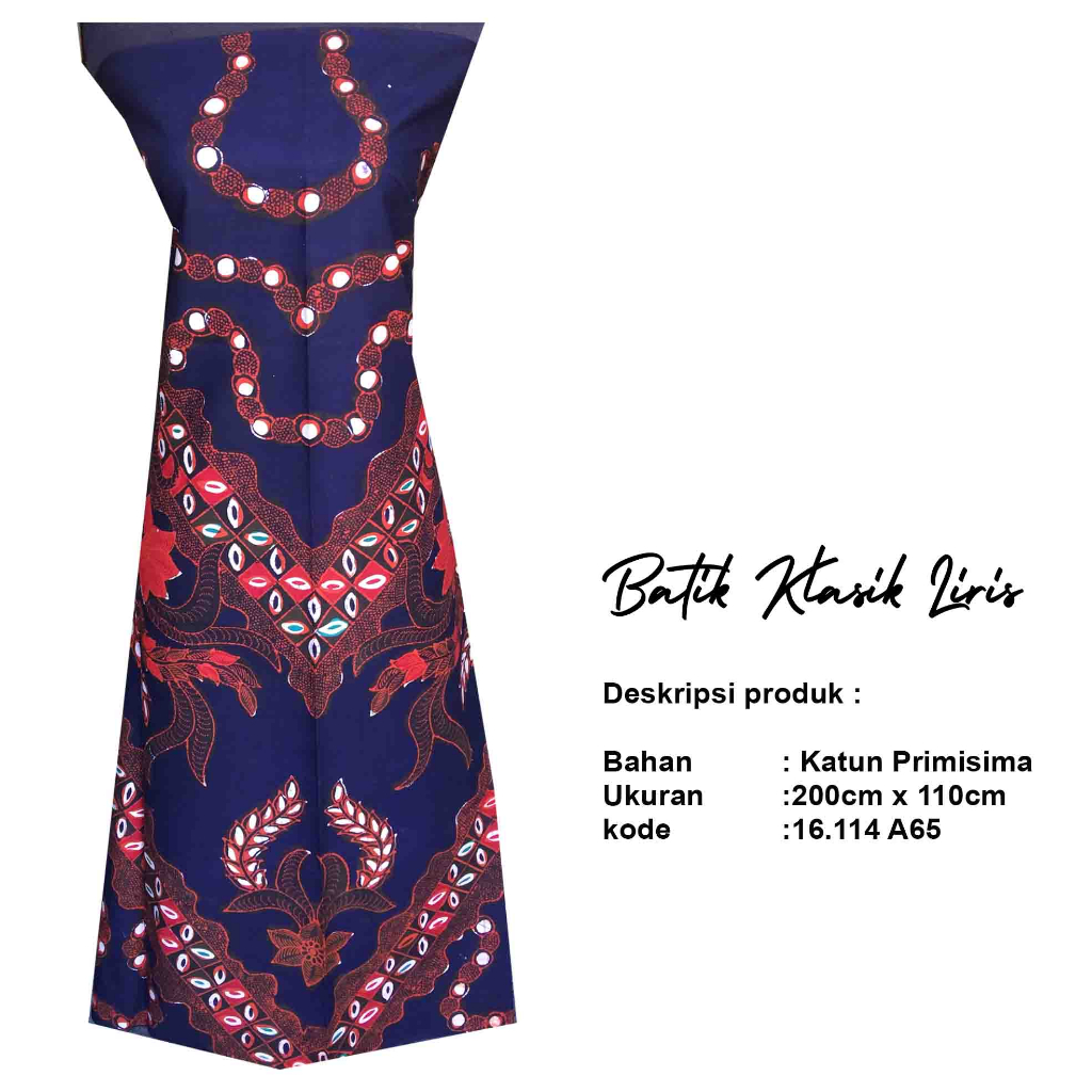 Jual batik klasik liris - kemeja batik premium - seragam batik kerja ...