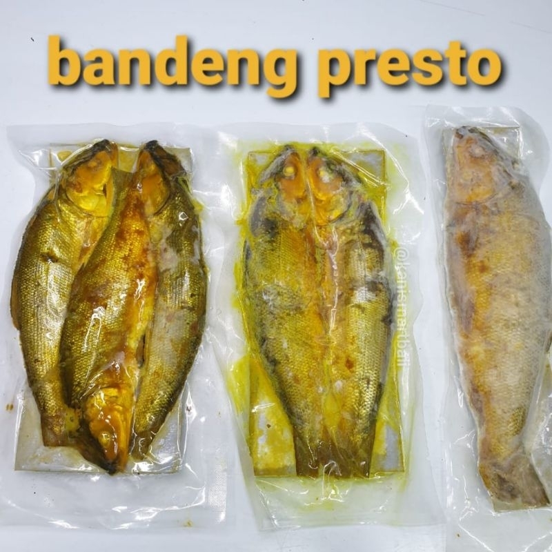 Jual Bandeng presto frozen halal isi 3 ekor / ikan duri lunak bumbu ...