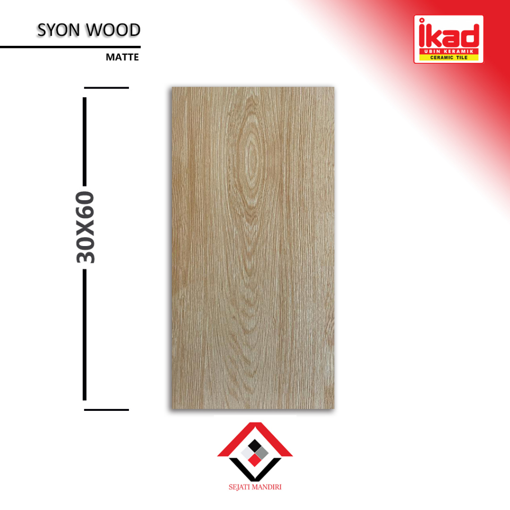 Jual granit 30x60 - motif kayu - ikad syon wood | Shopee Indonesia