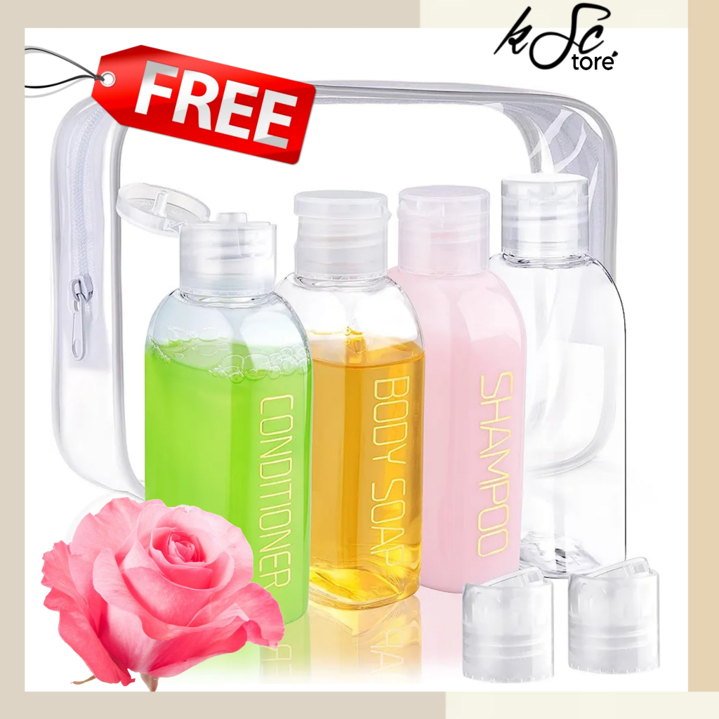 Jual (FREE POUCH)Botol Kosong Refil Isi Ulang Botol Travel Size Kit isi ...