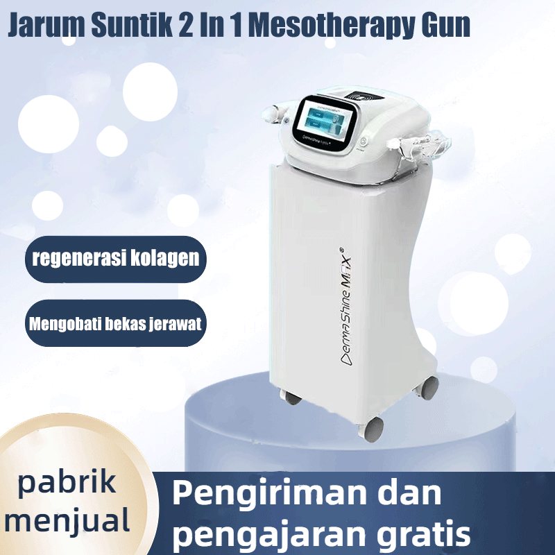 Jual Jarum Suntik 2 In 1 Mesotherapy Gun Derma Pro Shine Meso Gun Jarum ...