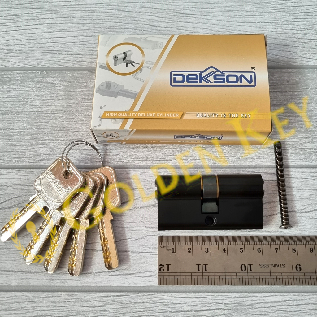 Jual Kunci Silinder Pintu Kayu 60MM Cylinder Dekson Dekkson Komputer Key CYL DC KK DL 60 MM 6cm ...