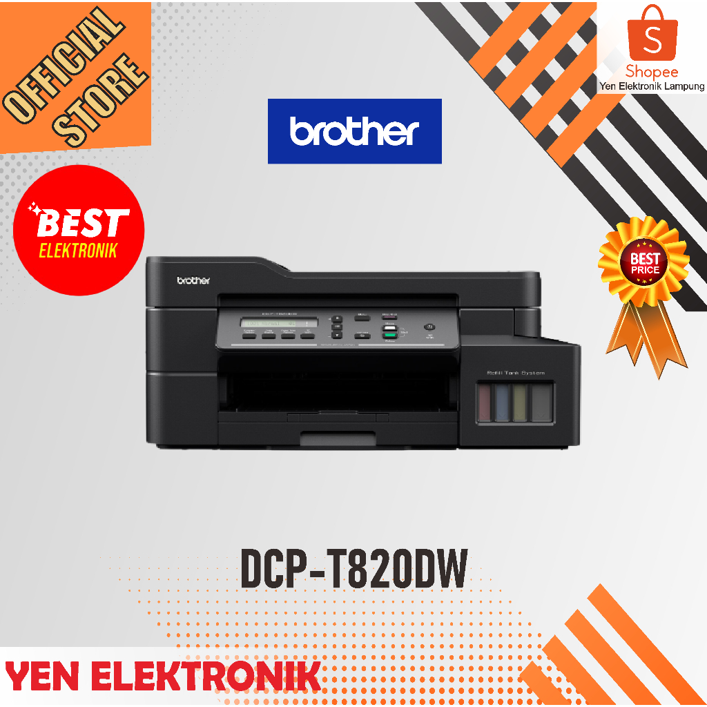 Jual Printer Brother DCP T820DW All-in-One Duplex Wifi Cetak Dua Sisi ...