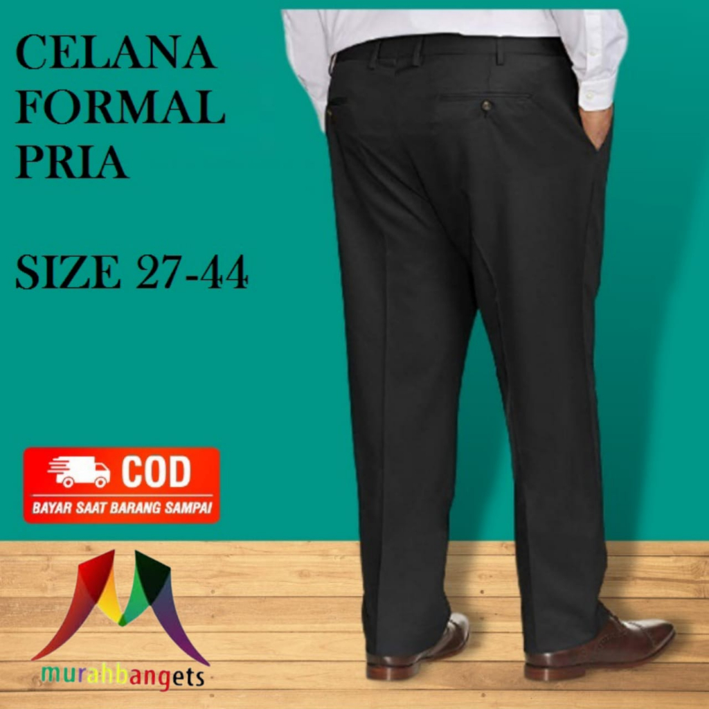 Jual CELANA BAHAN PANJANG PRIA BIG SIZE/JUMBO/KERJA/KANTOR/OFFICE/LAPANGAN/FORMAL/STANDAR ...