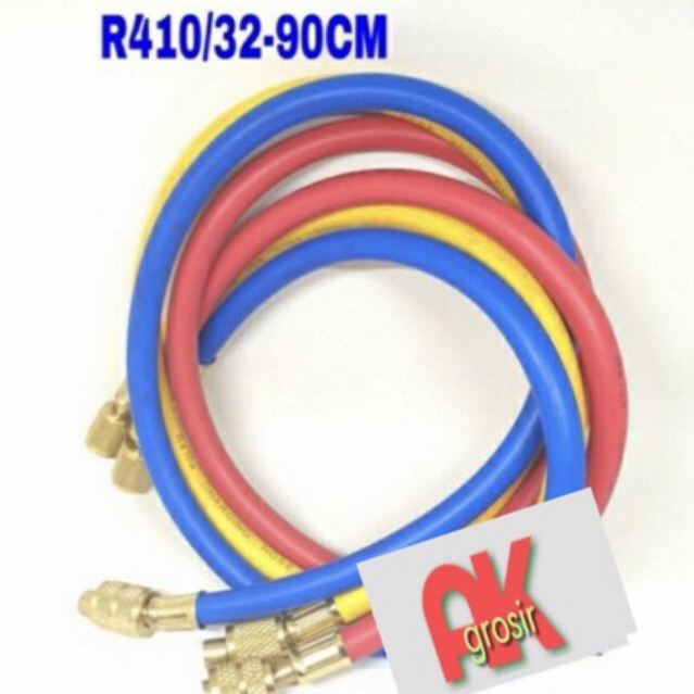 Jual Selang Freon R410 1Set 90cm / Slang Manifold Testing Pengisian R32 ...