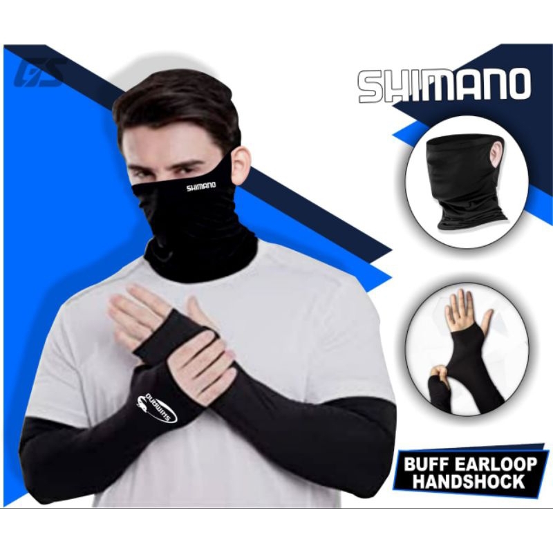 Jual Paket buff masker wajah dan sarung tangan pemancing | Shopee Indonesia