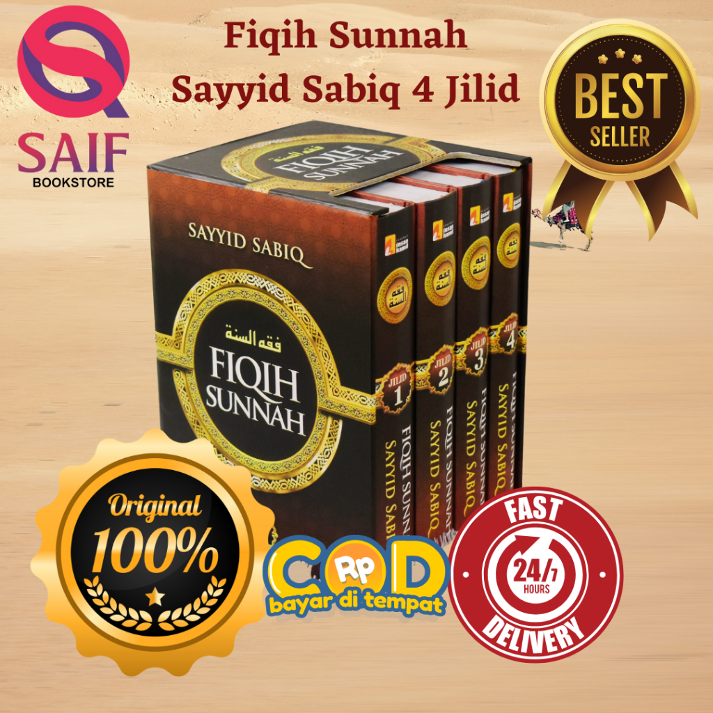 Jual Fiqih Sunnah Sayyid Sabiq 1 Set 4 Jilid | Fiqih Dalil | Buku ...