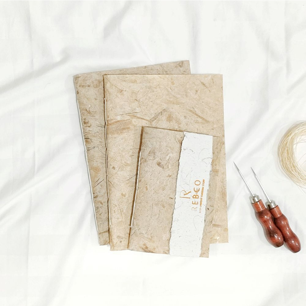 Jual REBCO Recycled Paper Softcover Notebook - A6 A5 / Kertas Bookpaper ...