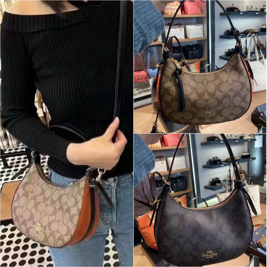 Jual COACH Kleo Hobo Crescent Bag Underarm Bag Shoulder Bag Messenger ...
