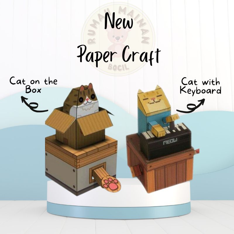 Jual PAPERCRAFT PAPER CRAFT MAINAN EDUKASI MAINAN KERTAS KERAJINAN ...