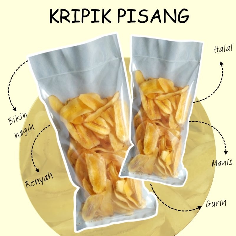 Jual Kripik pisang/ Kripik pisang manis (150g) | Shopee Indonesia